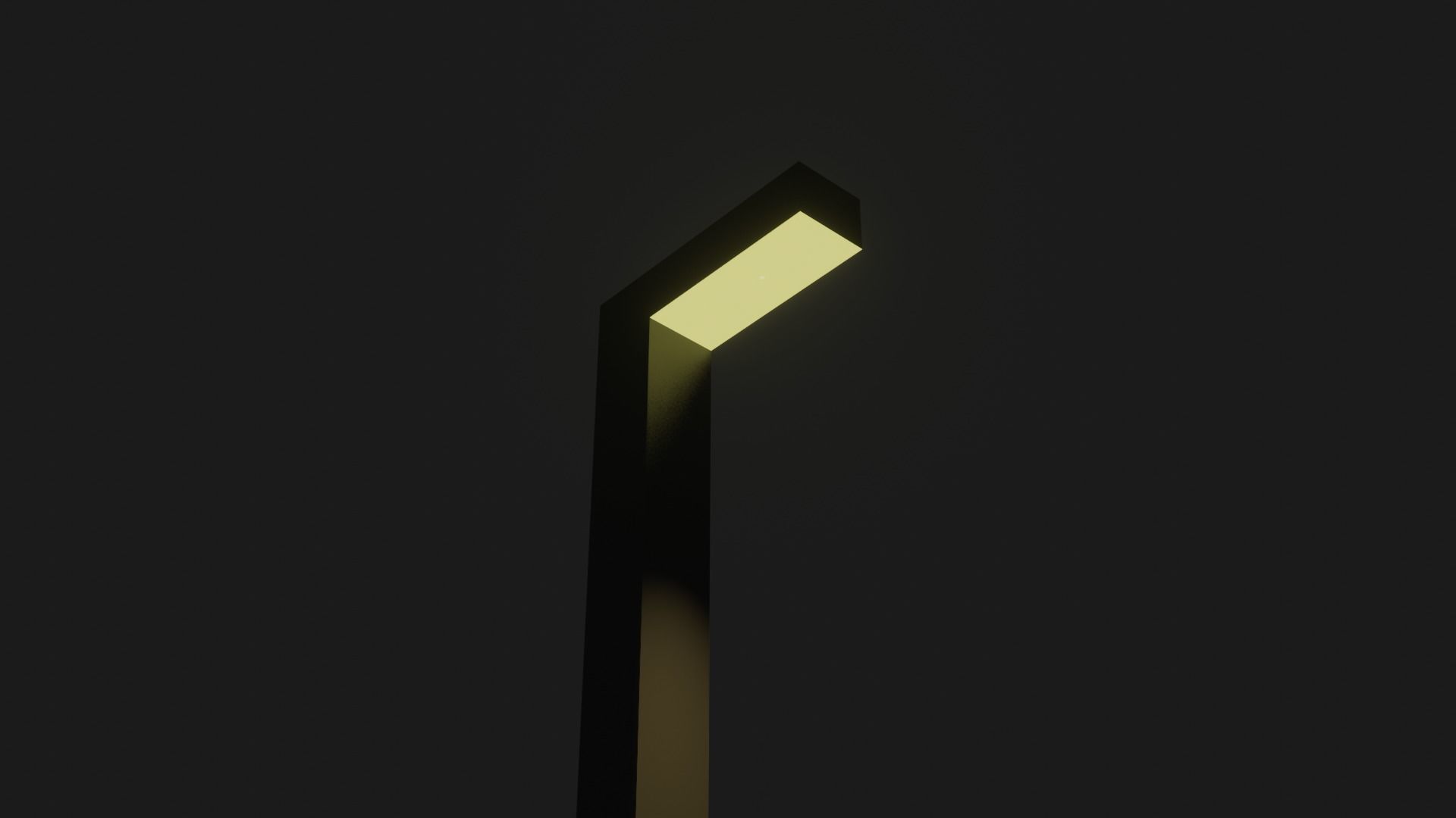 3D model Low-Poly Street With Street Lamps VR / AR / low-poly | CGTrader