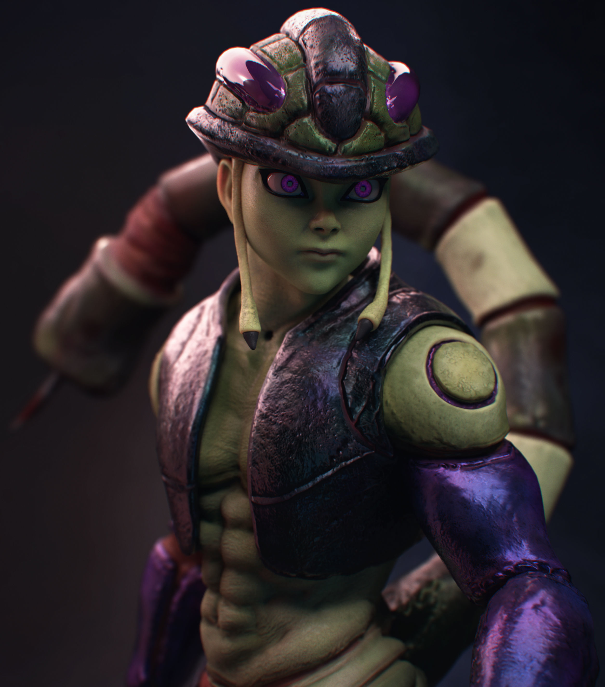 HxH Meruem 3D model rigged | CGTrader