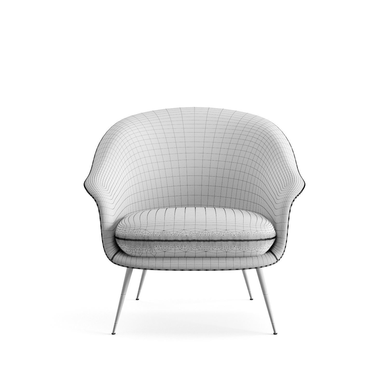 Gubi Bat Lounge Chairs 3D model | CGTrader