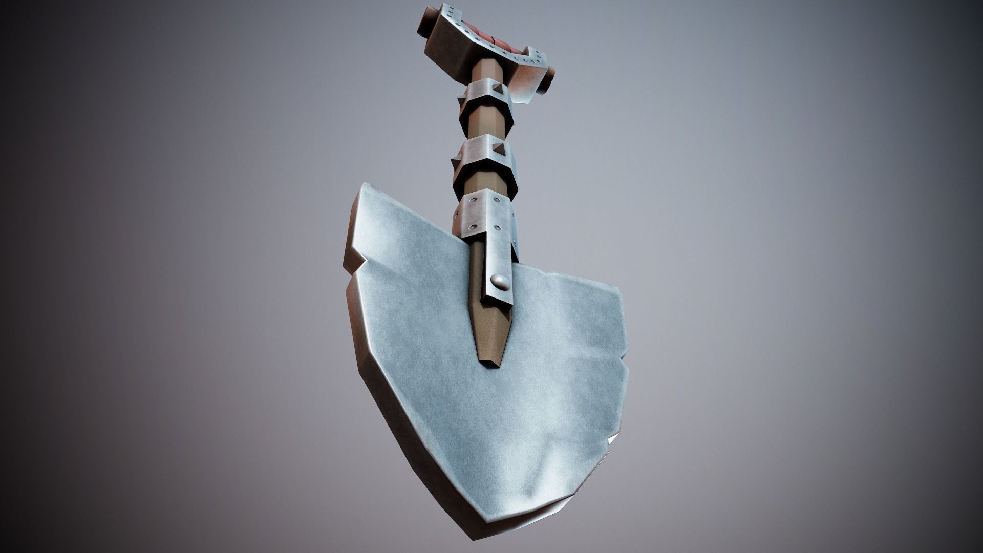 3D model Stylized Shovel - Tutorial Included VR / AR / low-poly | CGTrader