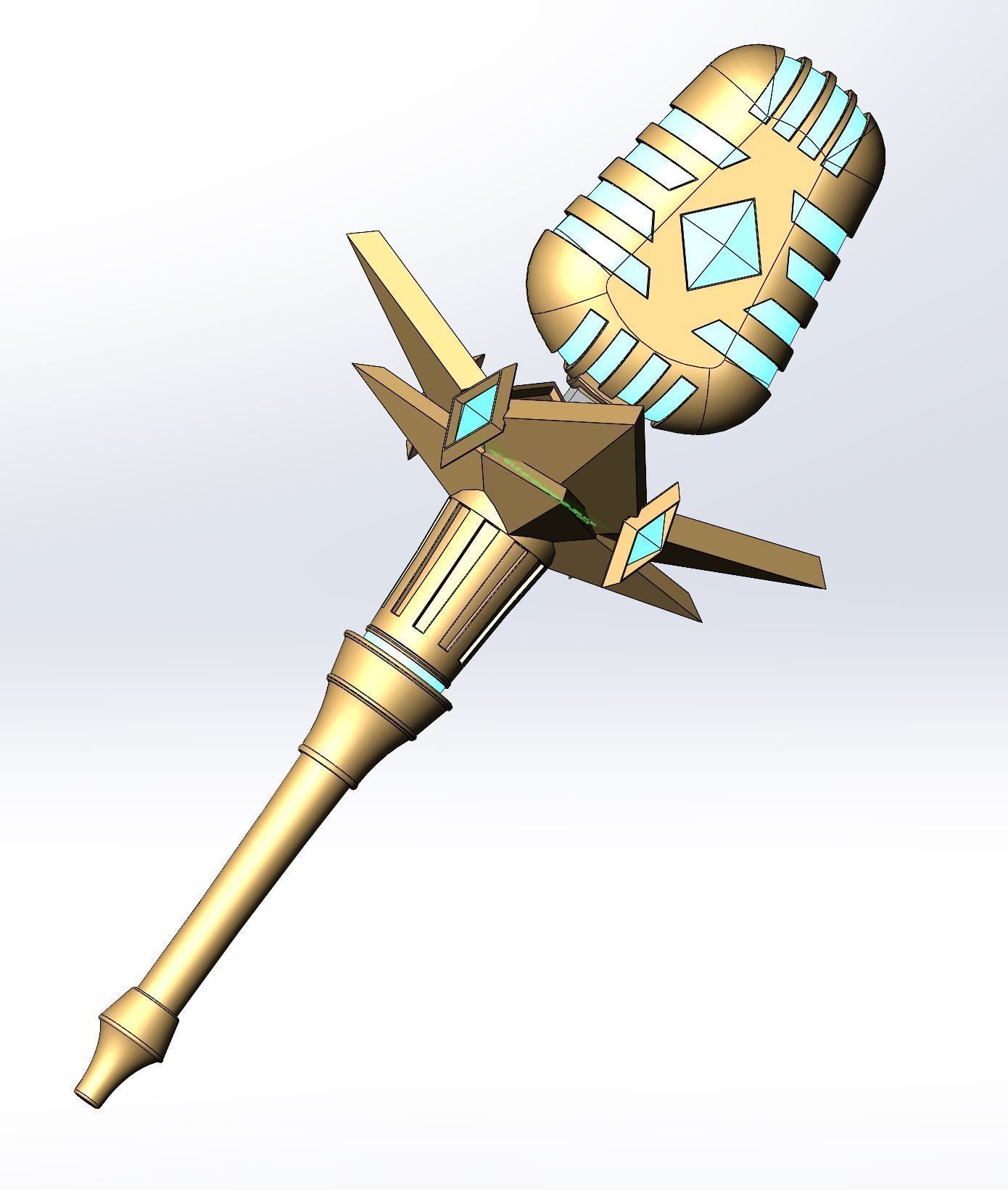 Seraphine microphone Cosplay league of legends lol 3D model 3D ...