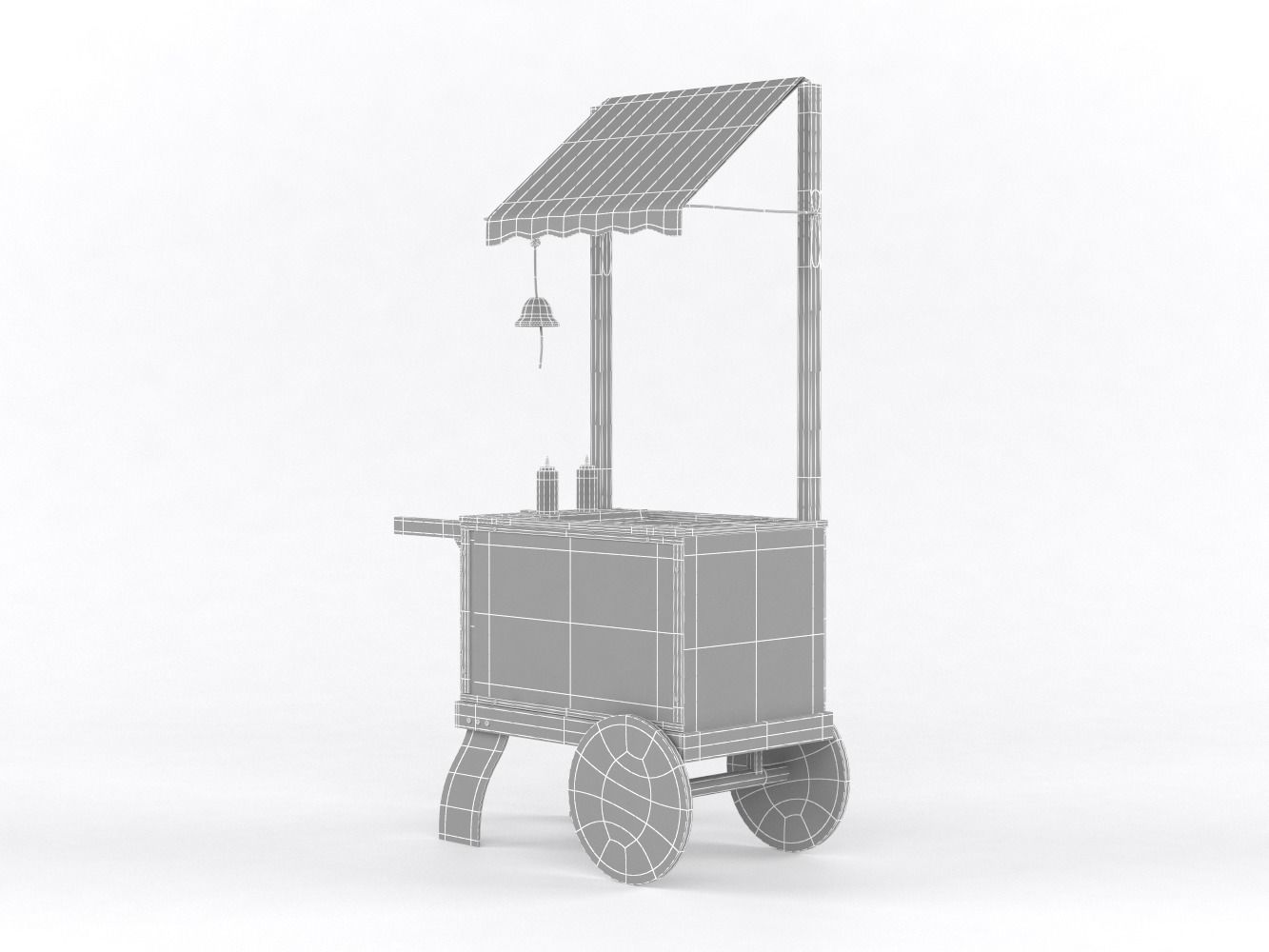 Food Cart 3D model | CGTrader