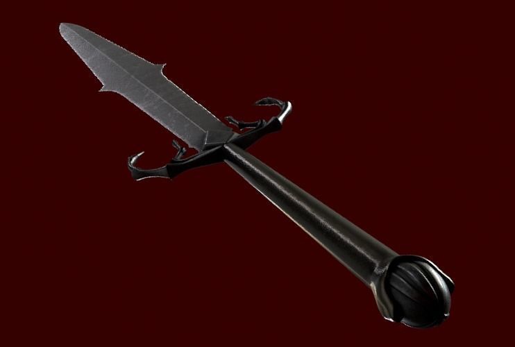 3D model Drow Greatsword VR / AR / low-poly | CGTrader
