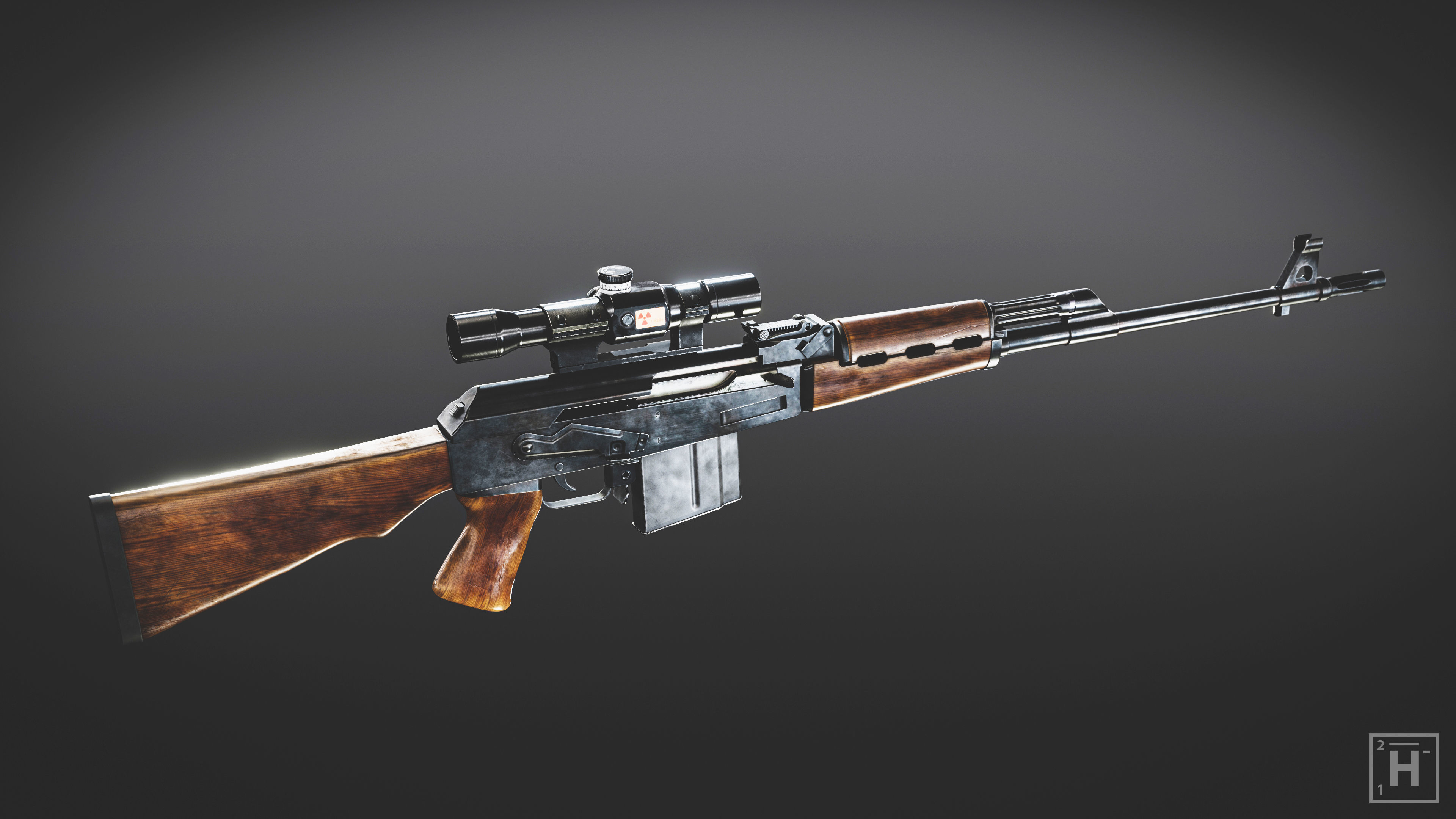 3D model M76 DMR VR / AR / low-poly | CGTrader