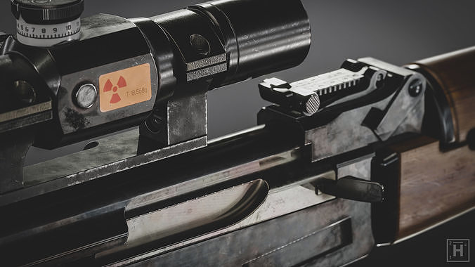 3D model M76 DMR VR / AR / low-poly | CGTrader