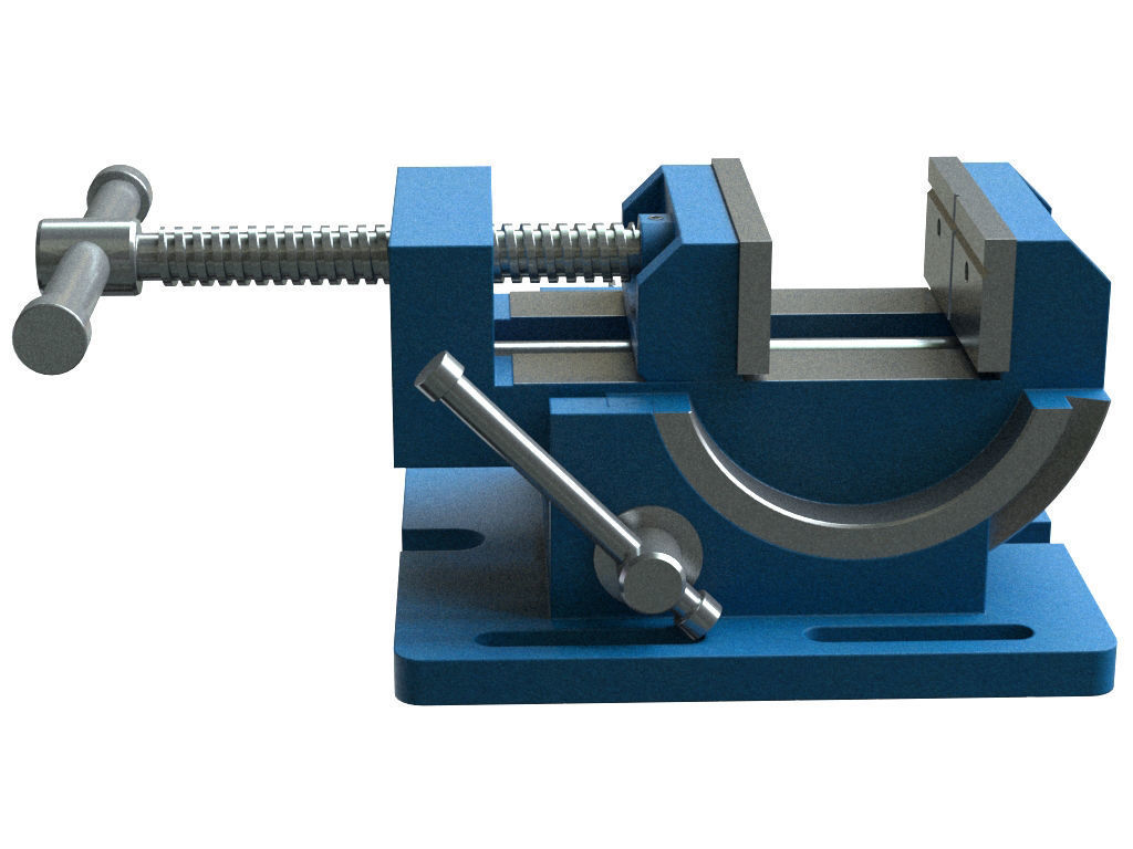 Angle Vise 3D model | CGTrader