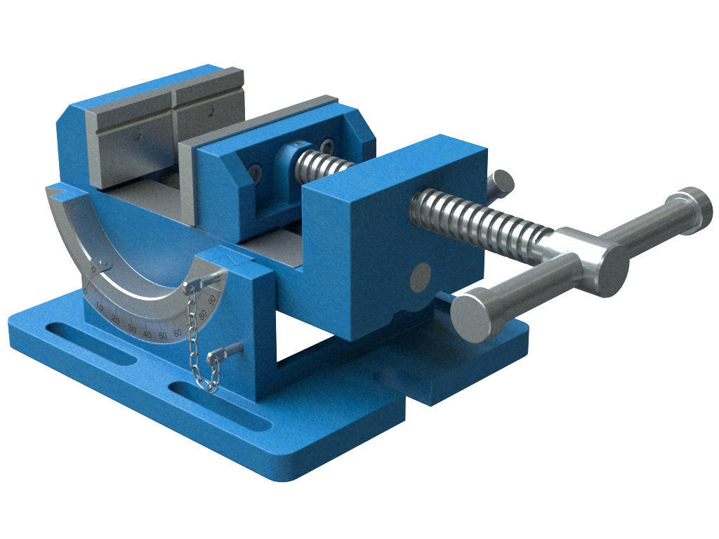 Angle Vise 3D model | CGTrader
