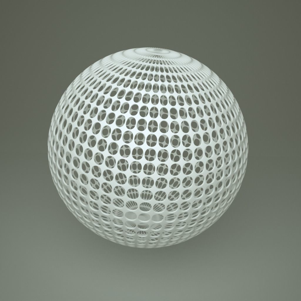 Abstract Geometric Sphere 3D model | CGTrader
