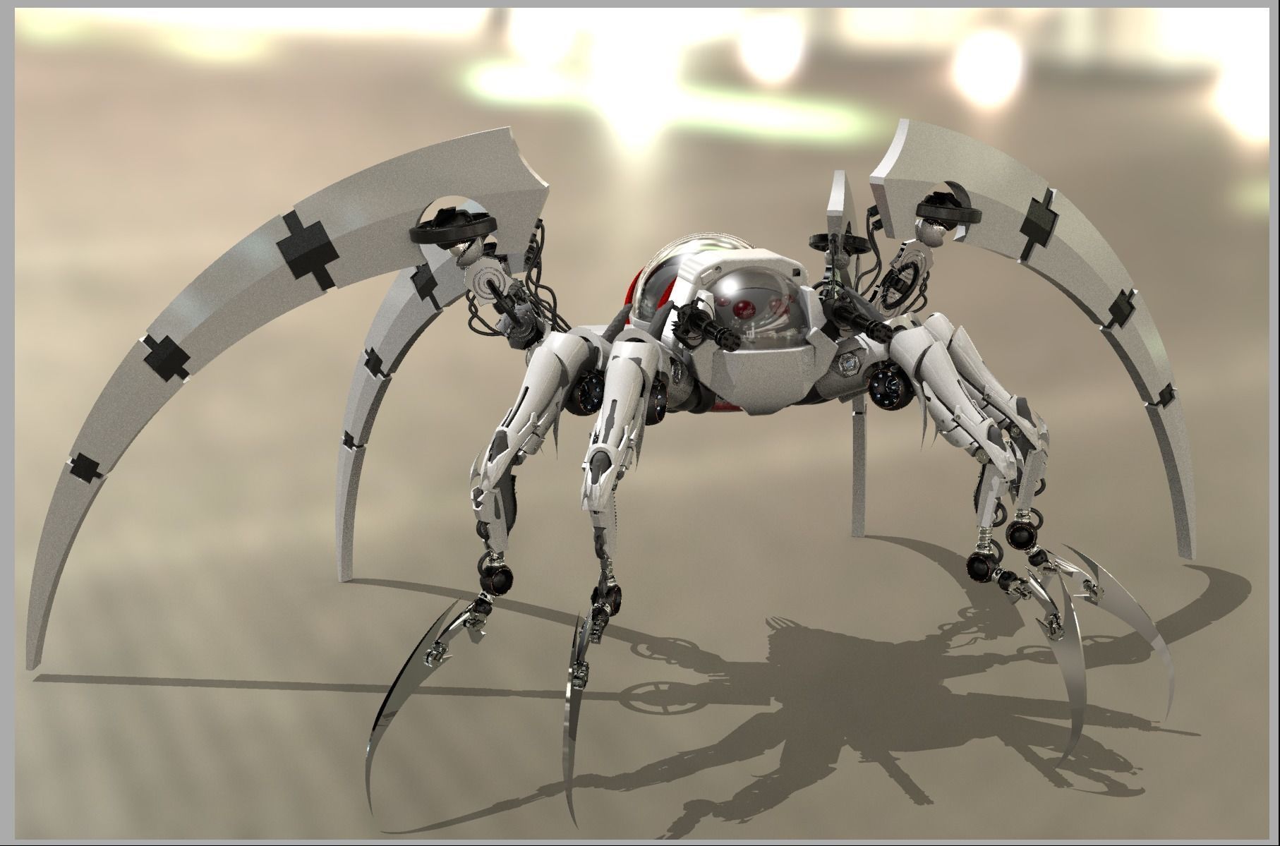 Space Spider 3D model | CGTrader