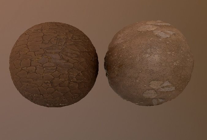 Mud materials 3D model | CGTrader