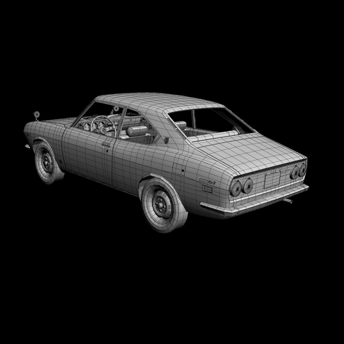 Mazda RX2 Coupe 3D model | CGTrader