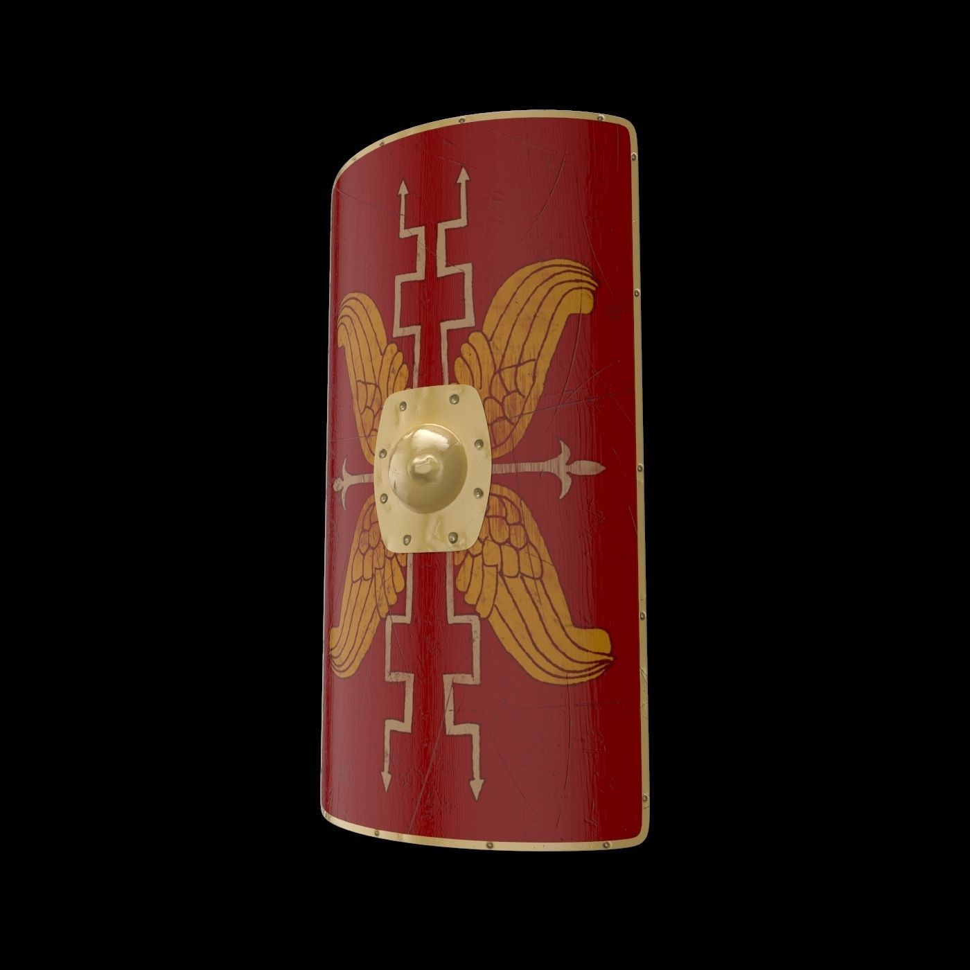 Roman shield 3D model VR / AR ready | CGTrader