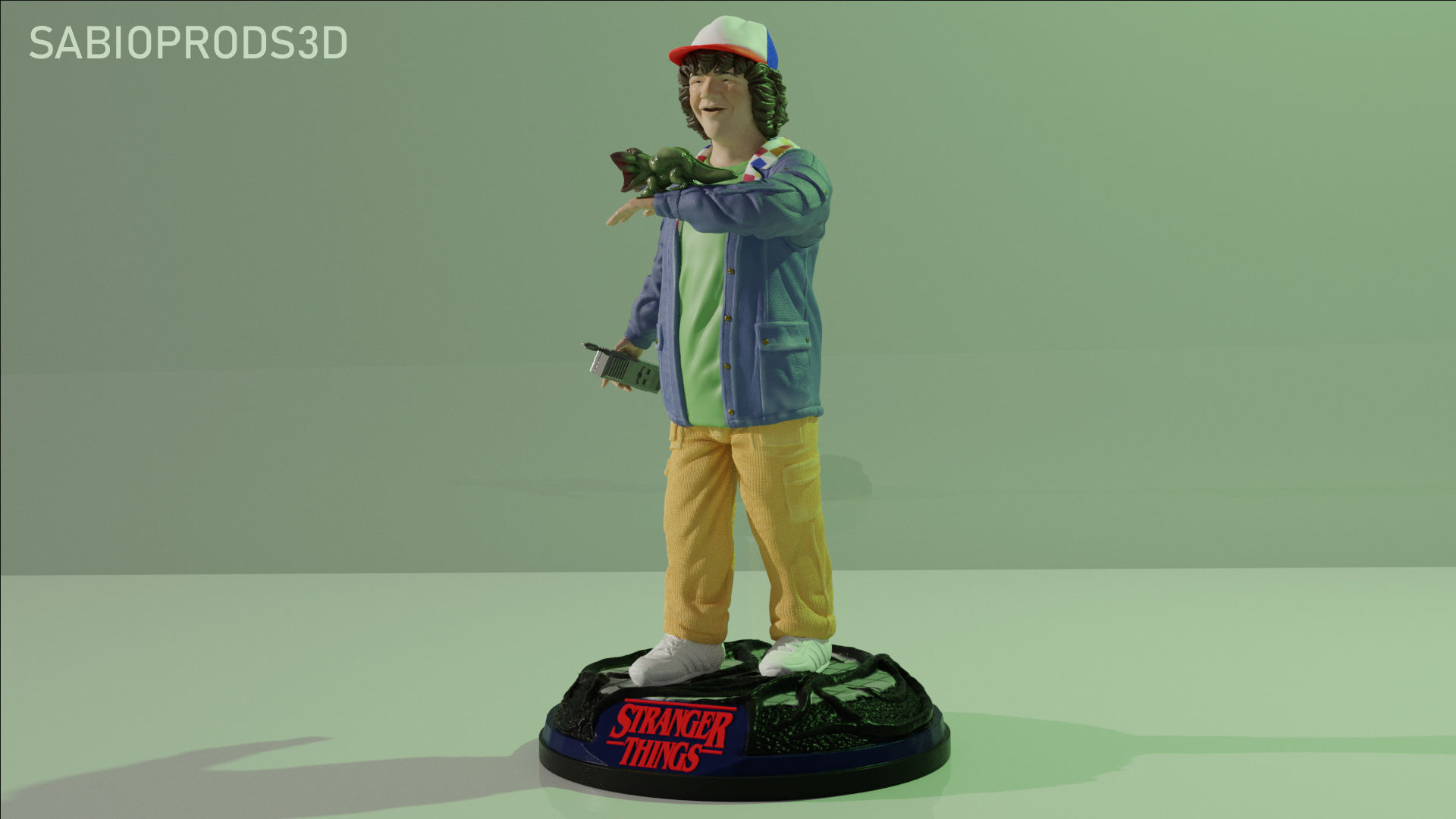 STRANGER THINGS DUSTIN 3D PRINT MODEL SABIOPRODS 3D model 3D printable ...