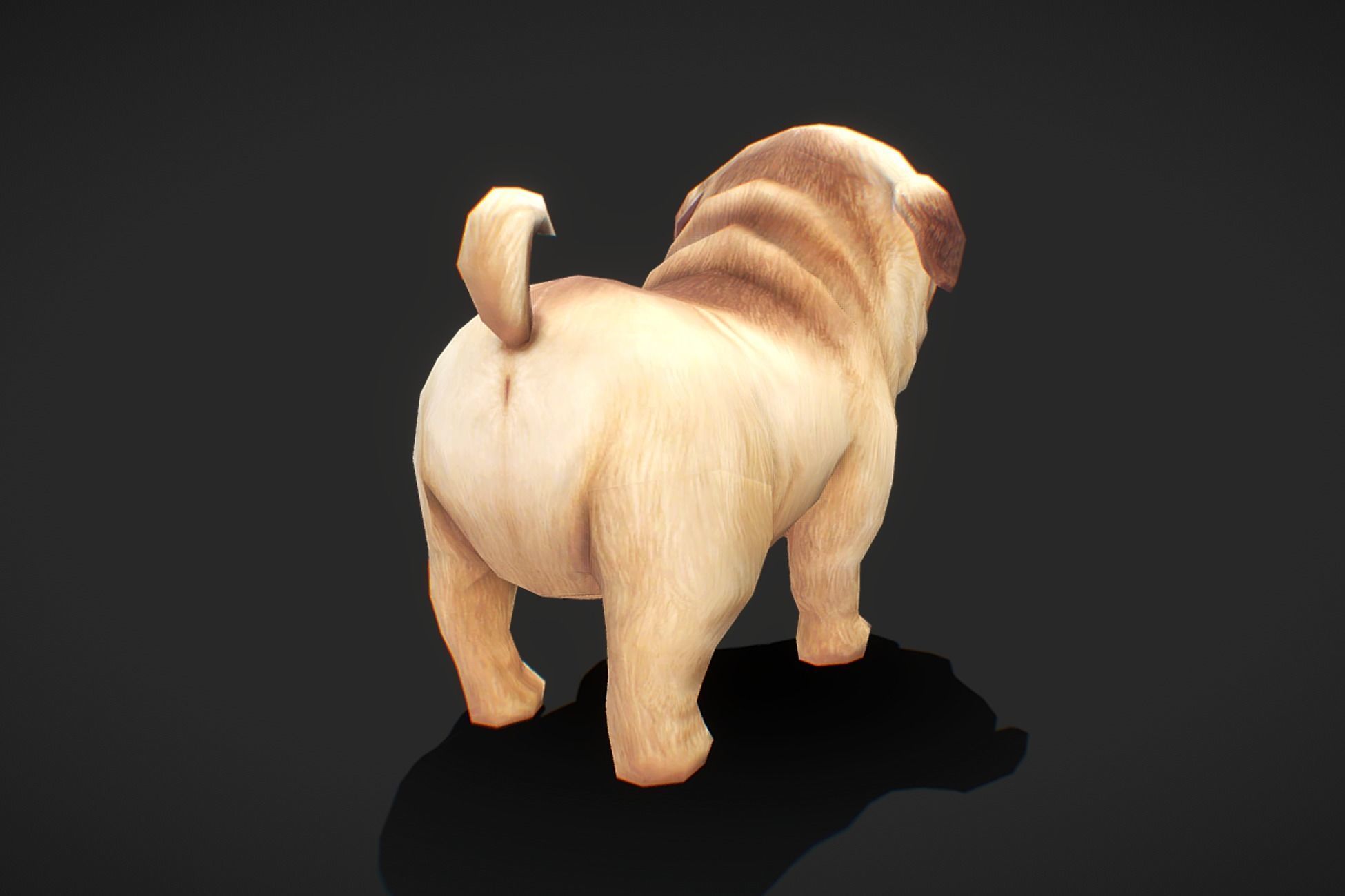 3D model Fantasy RPG Puppy VR / AR / low-poly | CGTrader
