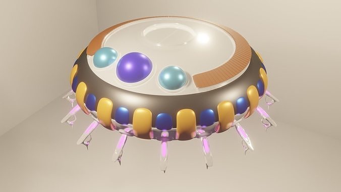 Frieza Spaceship - Dragon Ball 3D 3D model | CGTrader