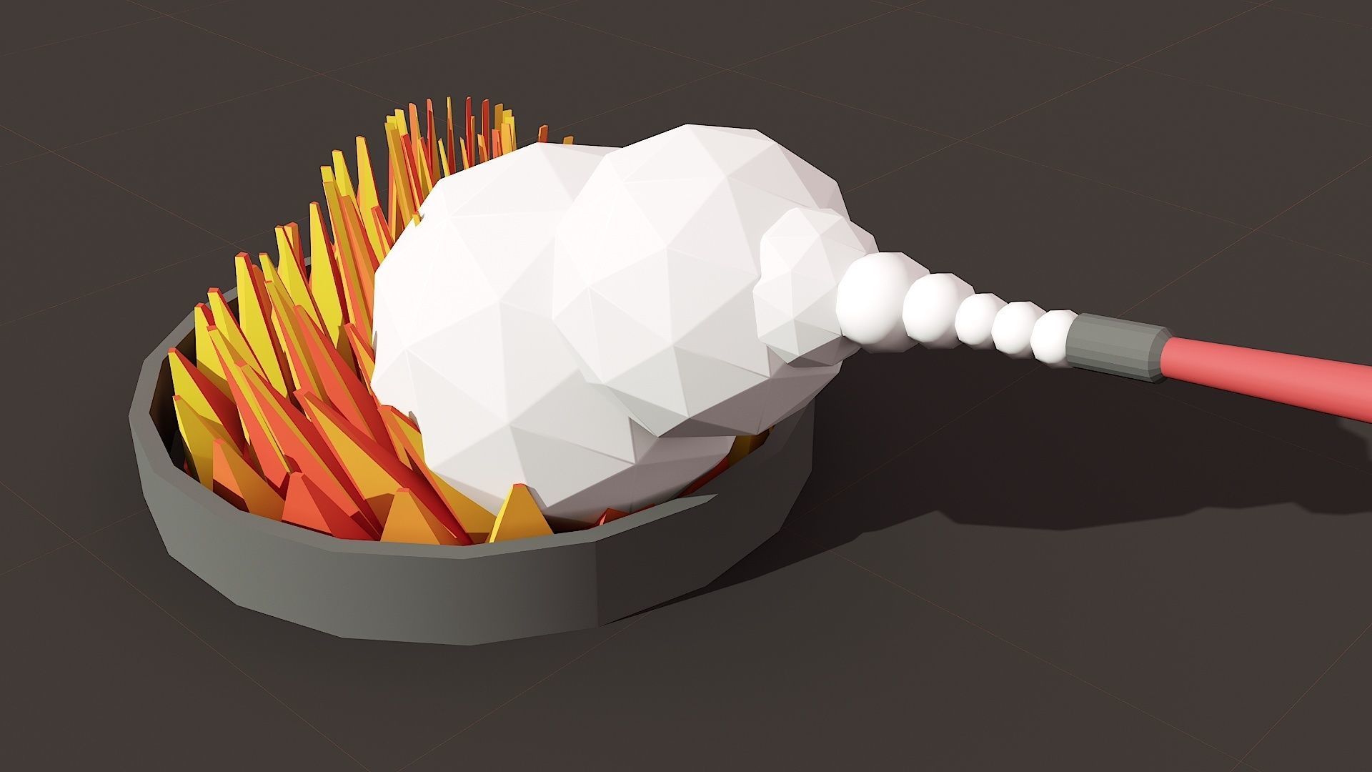 3D model FIRE LOW POLY PACK VR / AR / low-poly | CGTrader