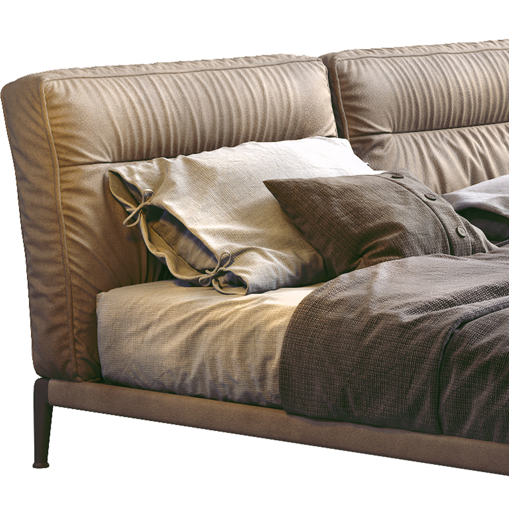 Flexform Bed Adda 3D model | CGTrader