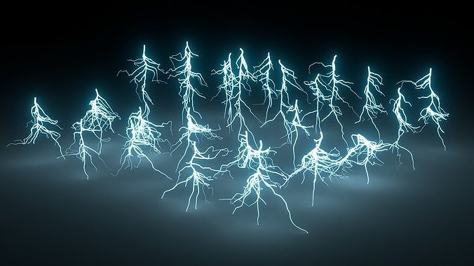 Lightning Pack v16 3D model | CGTrader