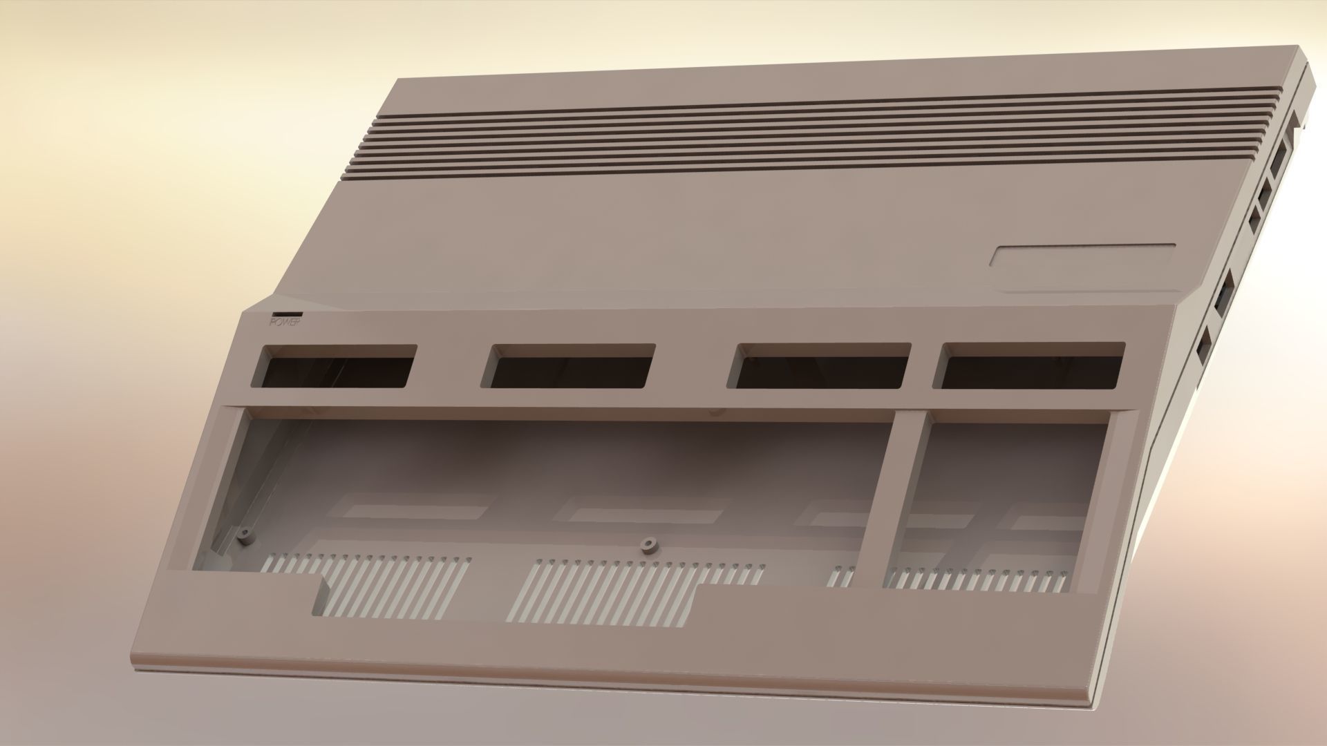 Commodore 128 enclosure 3d print model 3D model 3D printable | CGTrader