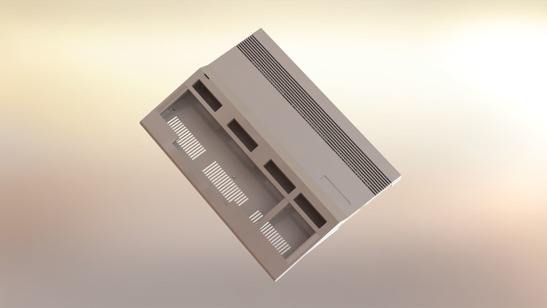 Commodore 128 enclosure 3d print model 3D model 3D printable | CGTrader