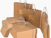 Burberry Gift Packaging Boxes and Paper Bags 3D model | CGTrader