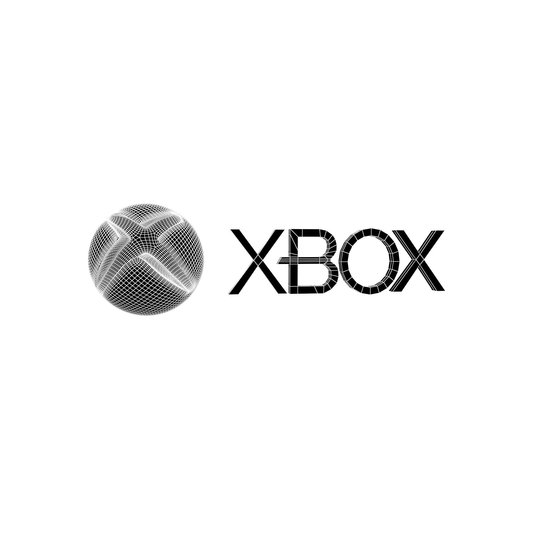 Xbox 2005 Logo v1 001 free VR / AR / low-poly 3D model | CGTrader