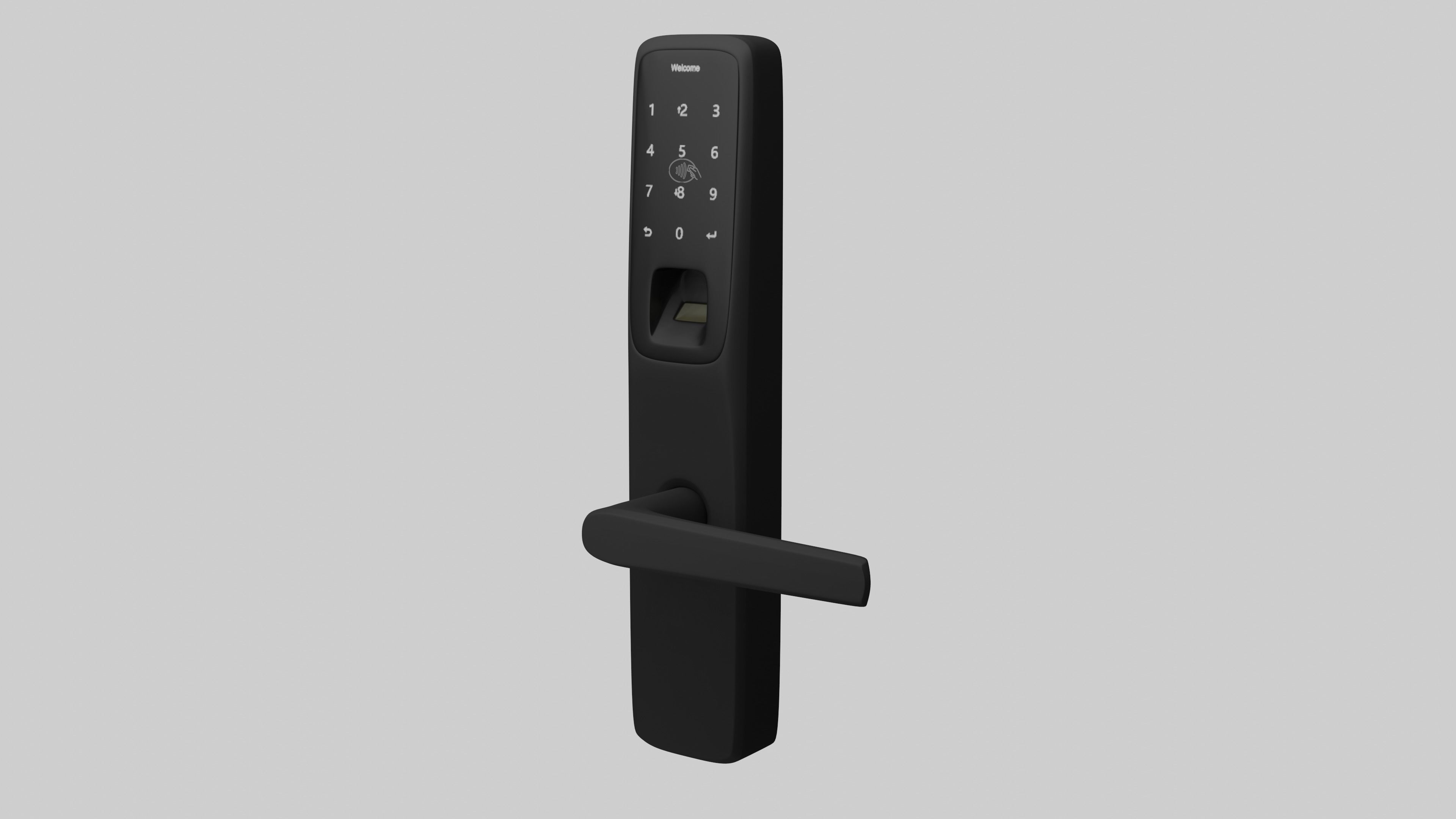 Digital Door Lock 3D model | CGTrader