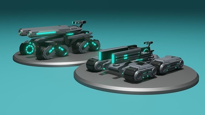 3D model TANK-SCIFI Beginner VR / AR / low-poly | CGTrader