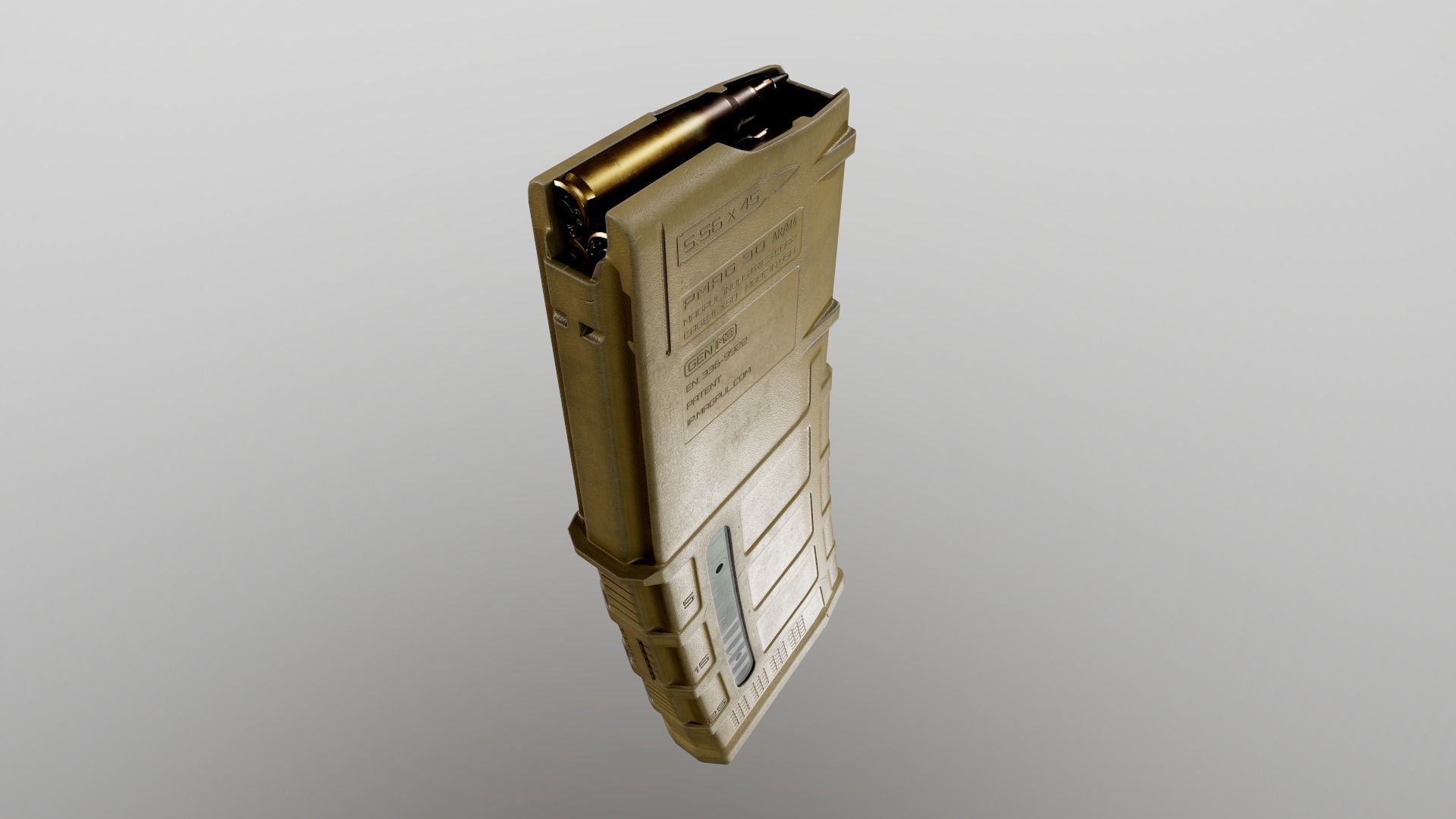 Magpul PMAG 30 AR Gen 3 Window Magazine free VR / AR / low-poly 3D ...