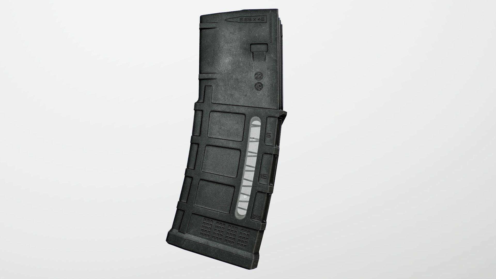 Magpul PMAG 30 AR Gen 3 Window Magazine free VR / AR / low-poly 3D ...