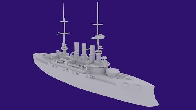 SMS Schleswig-Holstein 3D model 3D printable | CGTrader
