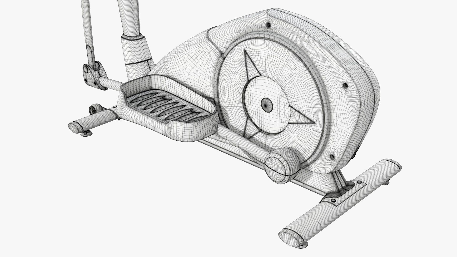 Fitness cross trainer elliptical 3D model | CGTrader