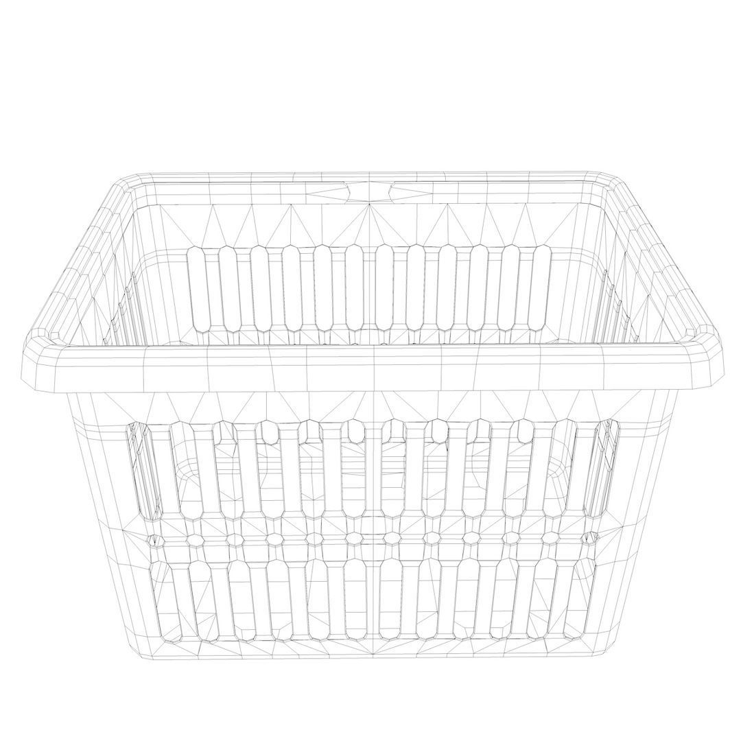 Plastic Basket 3D model | CGTrader