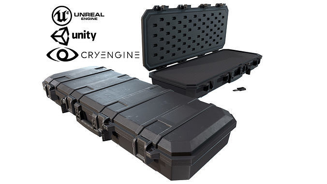 3D model Gun Case and Lock VR / AR / low-poly | CGTrader