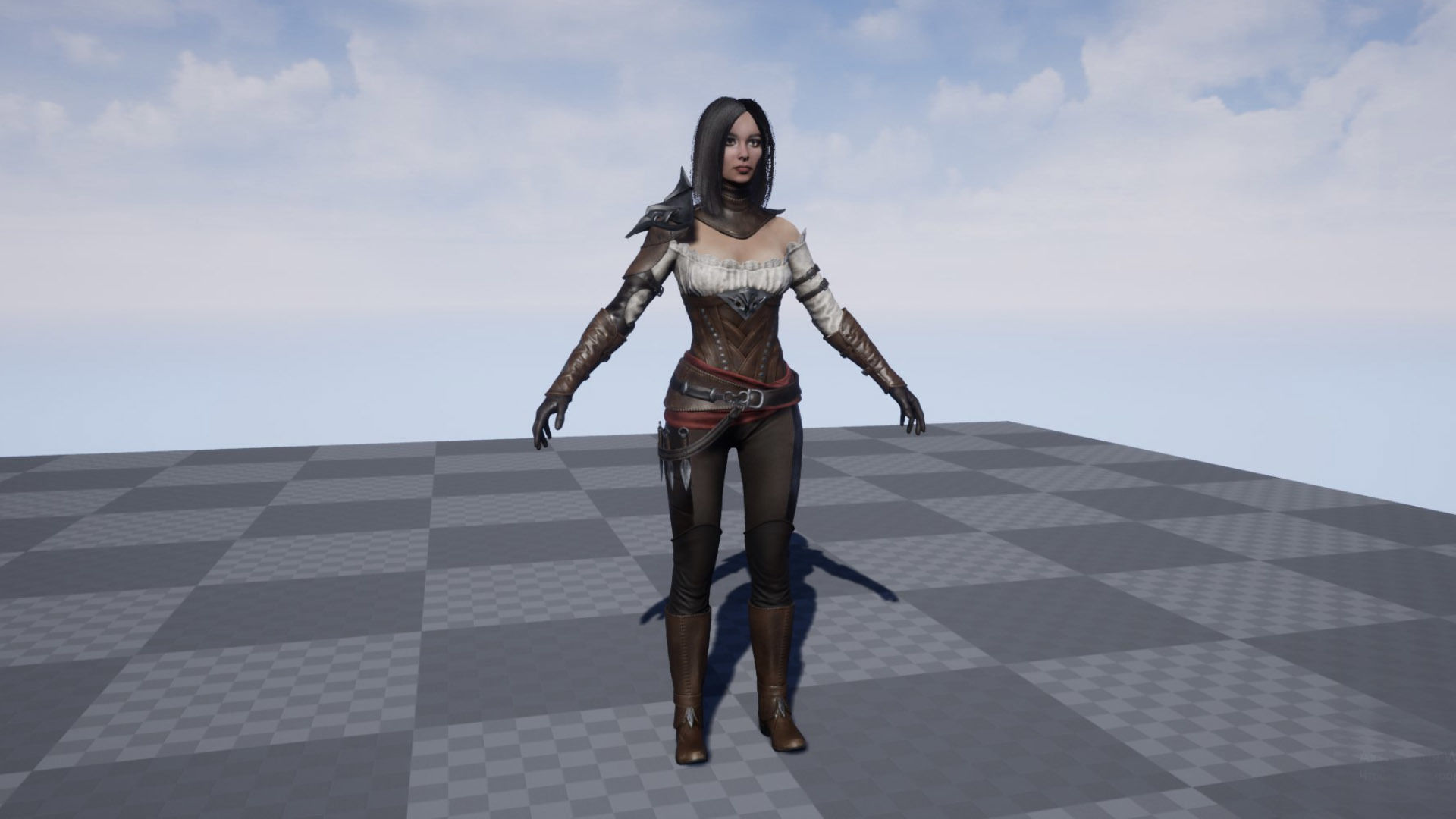 3D model Caroline VR / AR / low-poly | CGTrader