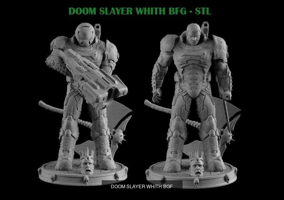 Doom Eternal figure collection | CGTrader