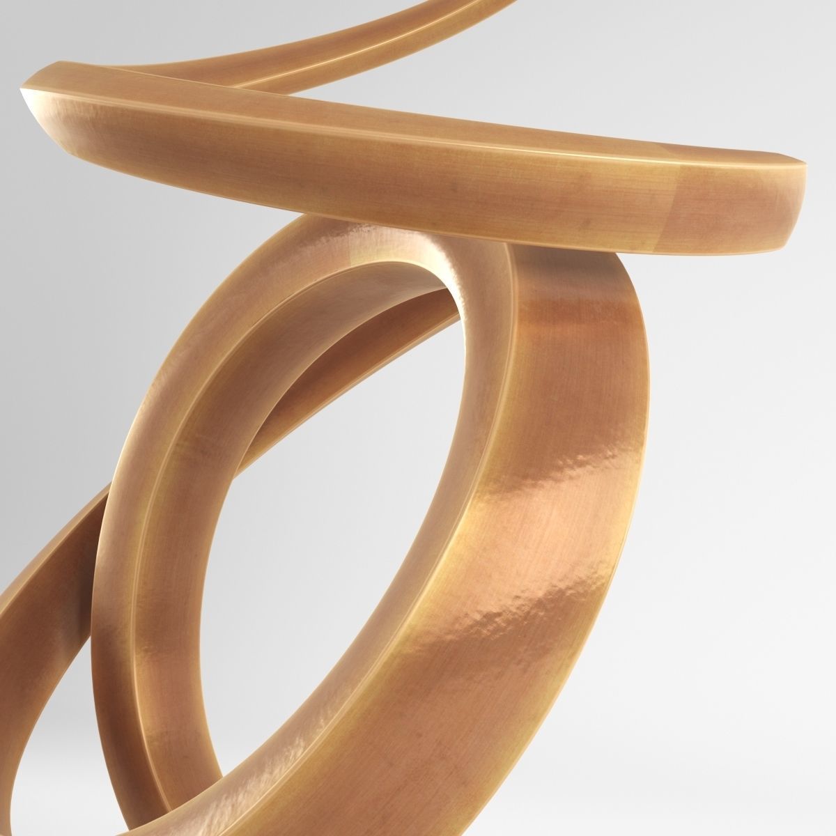 Modern Decorative Abstract Bronze Art Sculpture 22 3D model | CGTrader