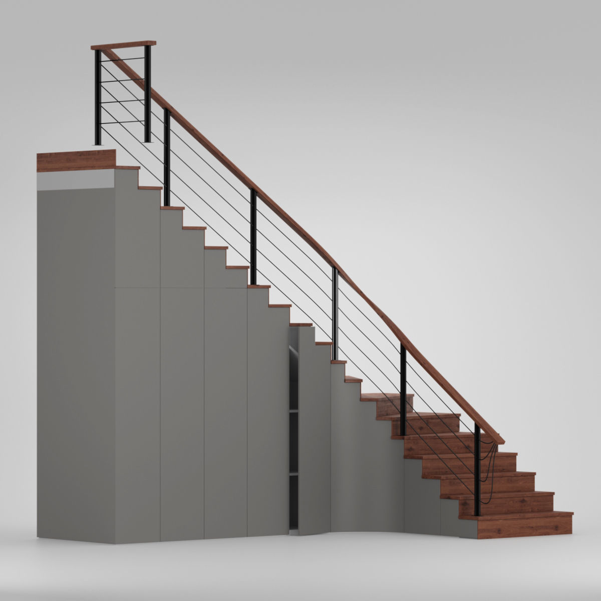 Corner Stair 3D model | CGTrader