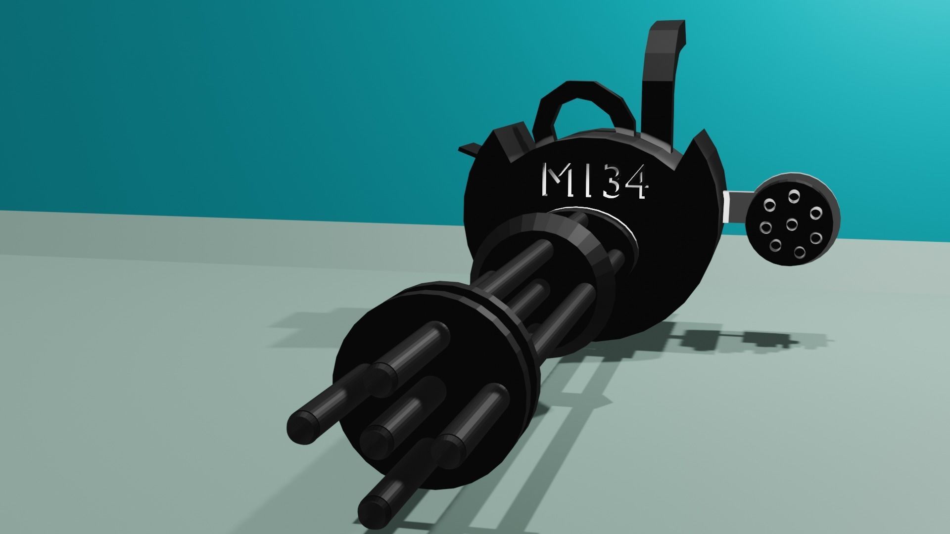 M134 Machine gun 3D model | CGTrader