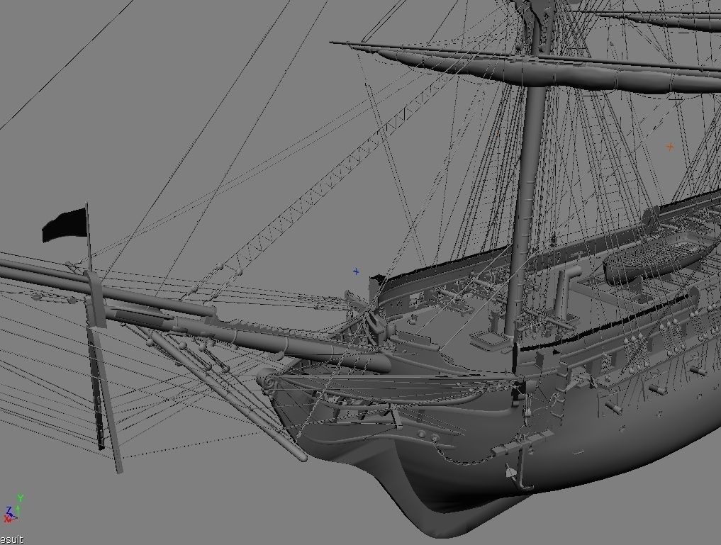 USS Constitution 3D model | CGTrader