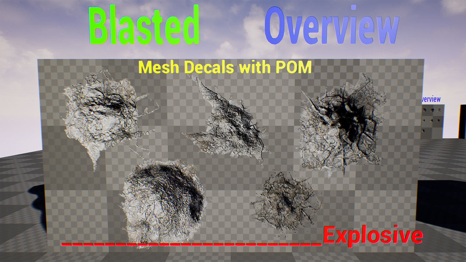 Bullet Hole Decals Texture | CGTrader