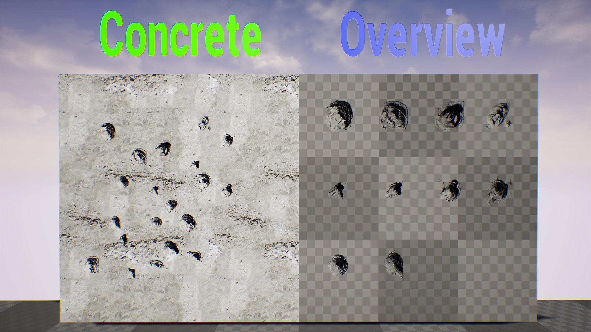 Bullet Hole Decals Texture | CGTrader