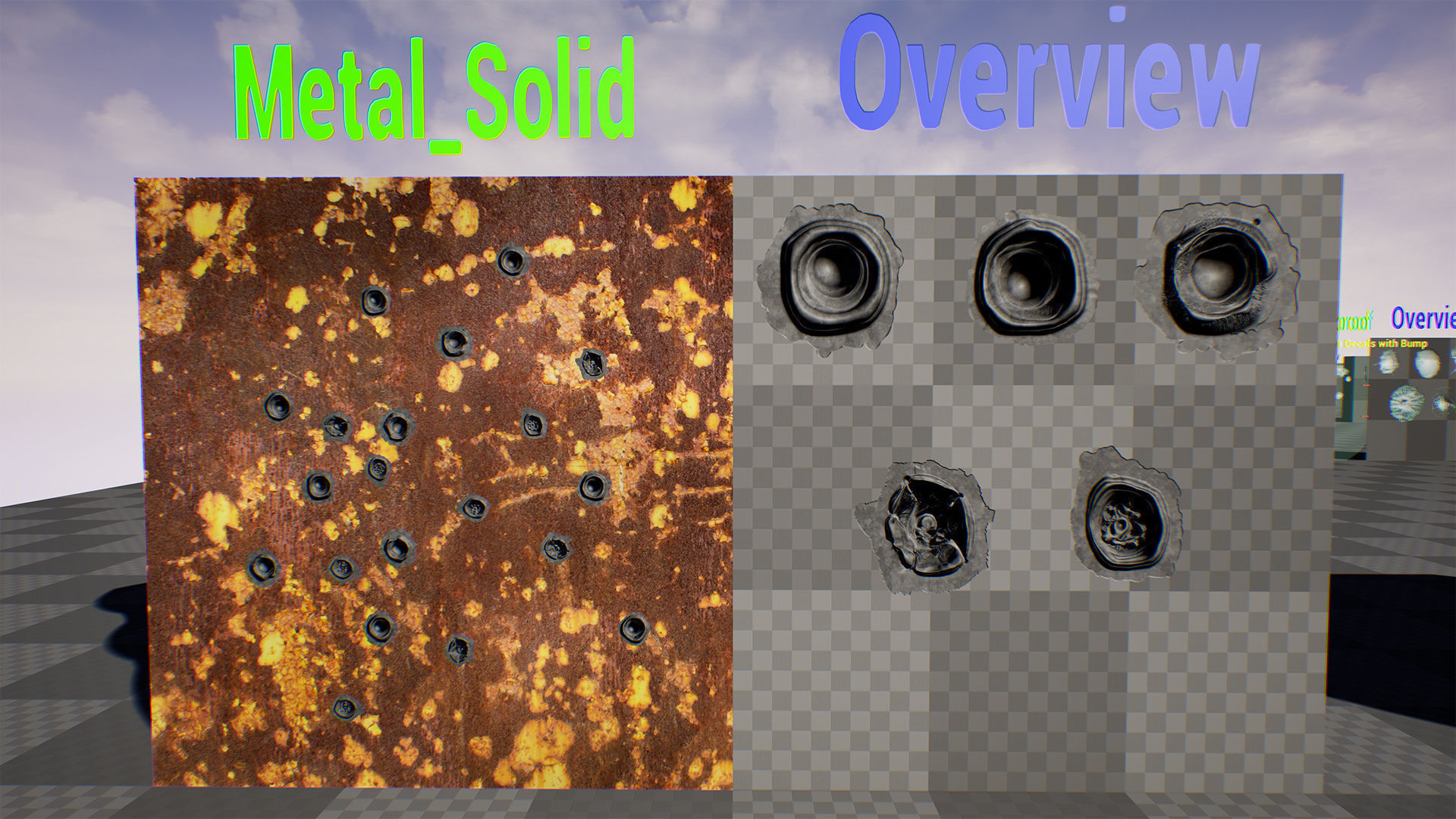 Bullet Hole Decals Texture | CGTrader