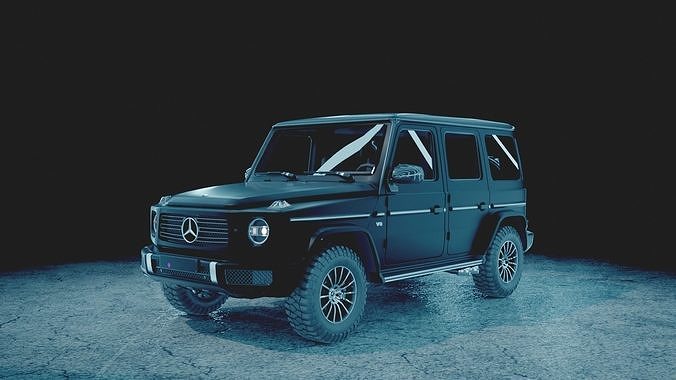Mercedes G wagon 3D model rigged | CGTrader