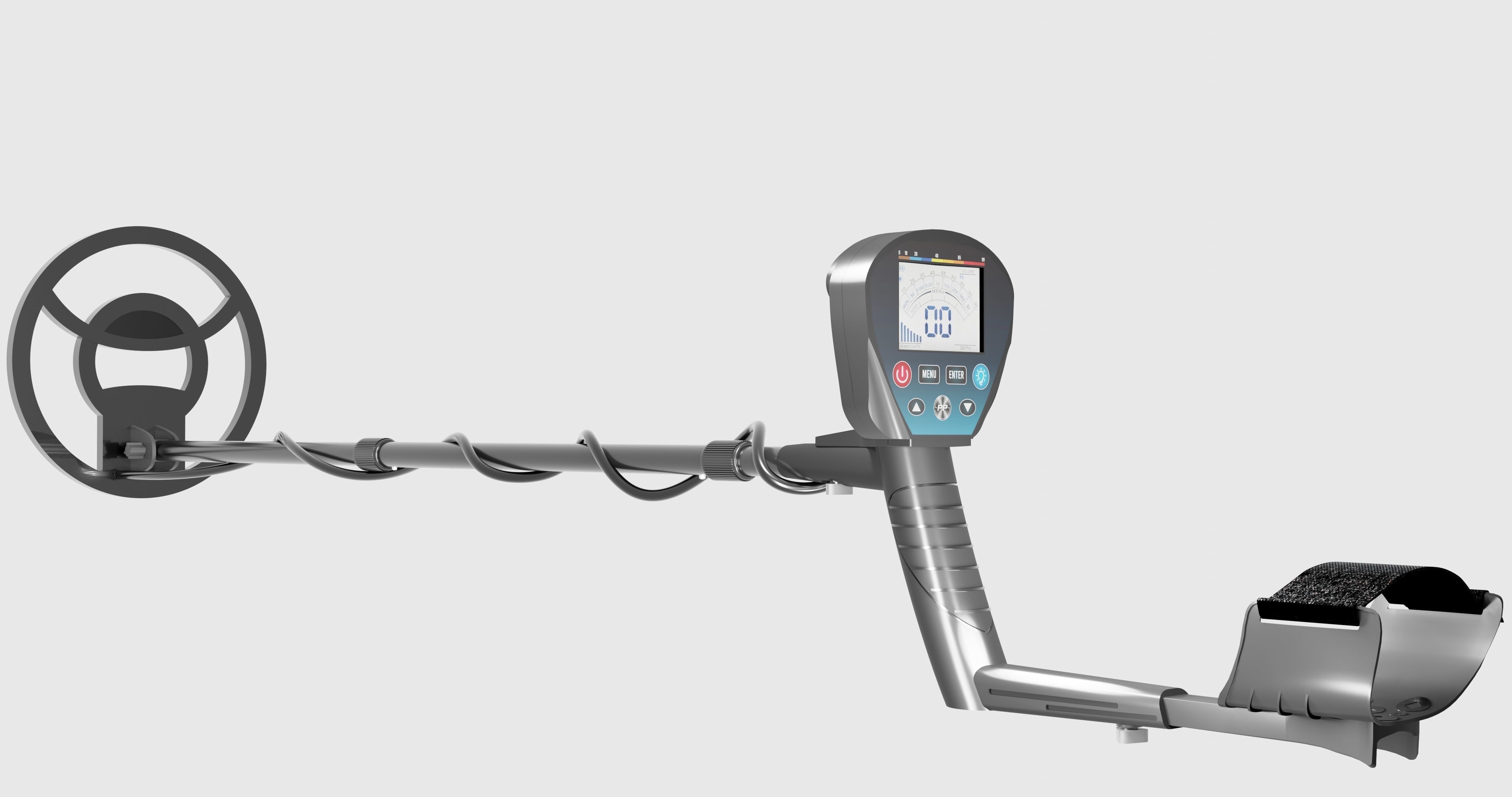 MD840 Metal Detector KWASYO 3D model | CGTrader