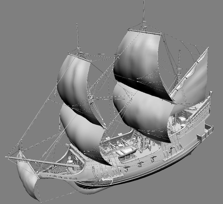 Golden Hind 3D model | CGTrader