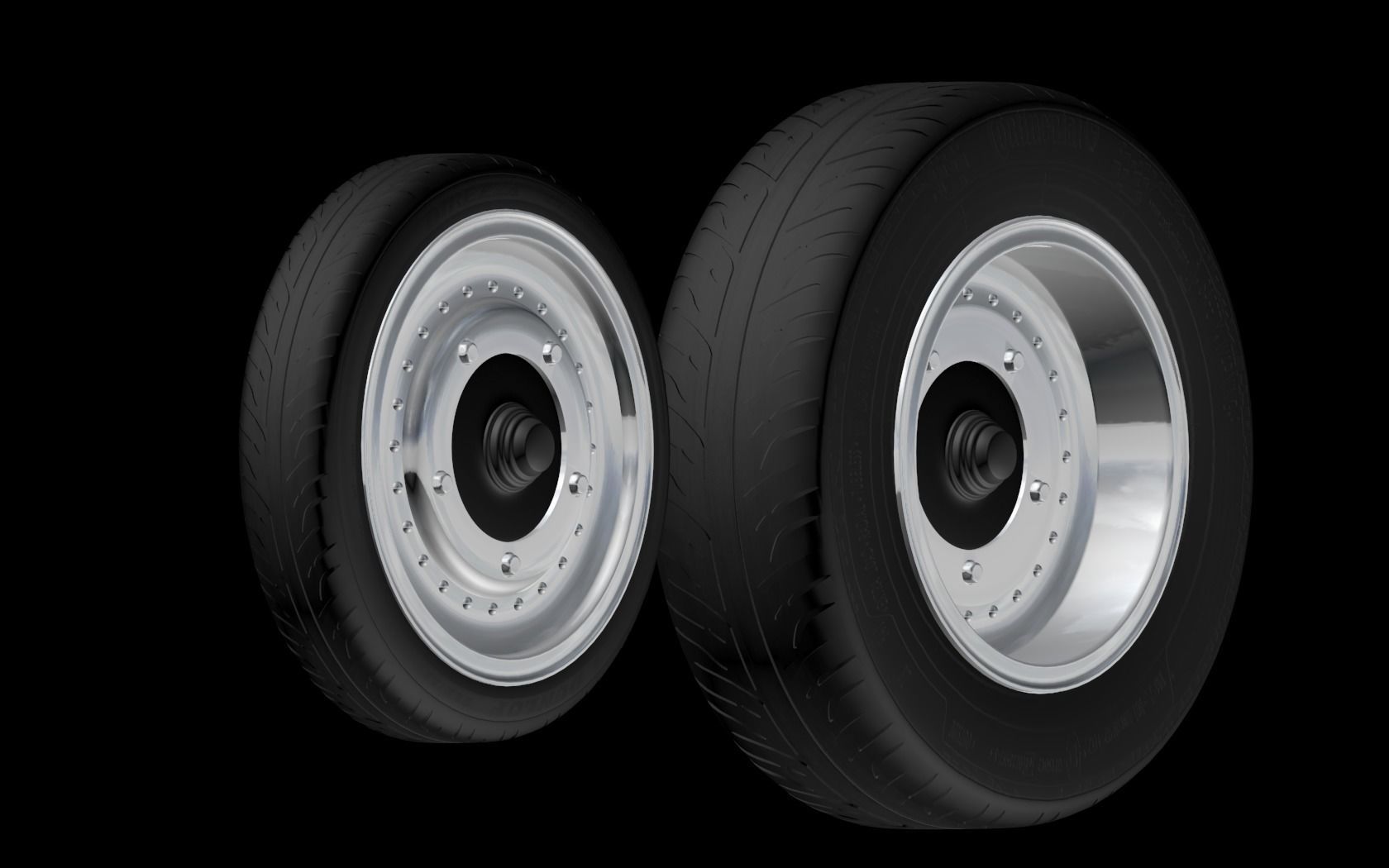 3D model Classic stylish AEW Centerline rims VR / AR / low-poly | CGTrader