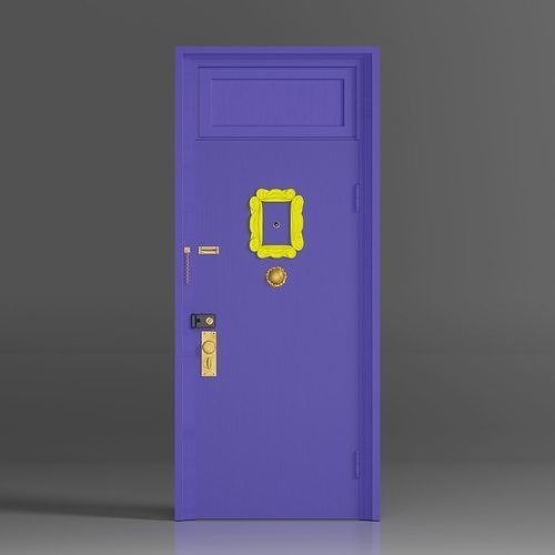 Doors from TV Show Friends animated 3D model animated | CGTrader