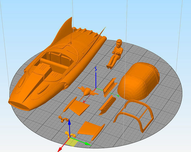 supercar Mike Mercury gerry anderson 3D model 3D printable | CGTrader