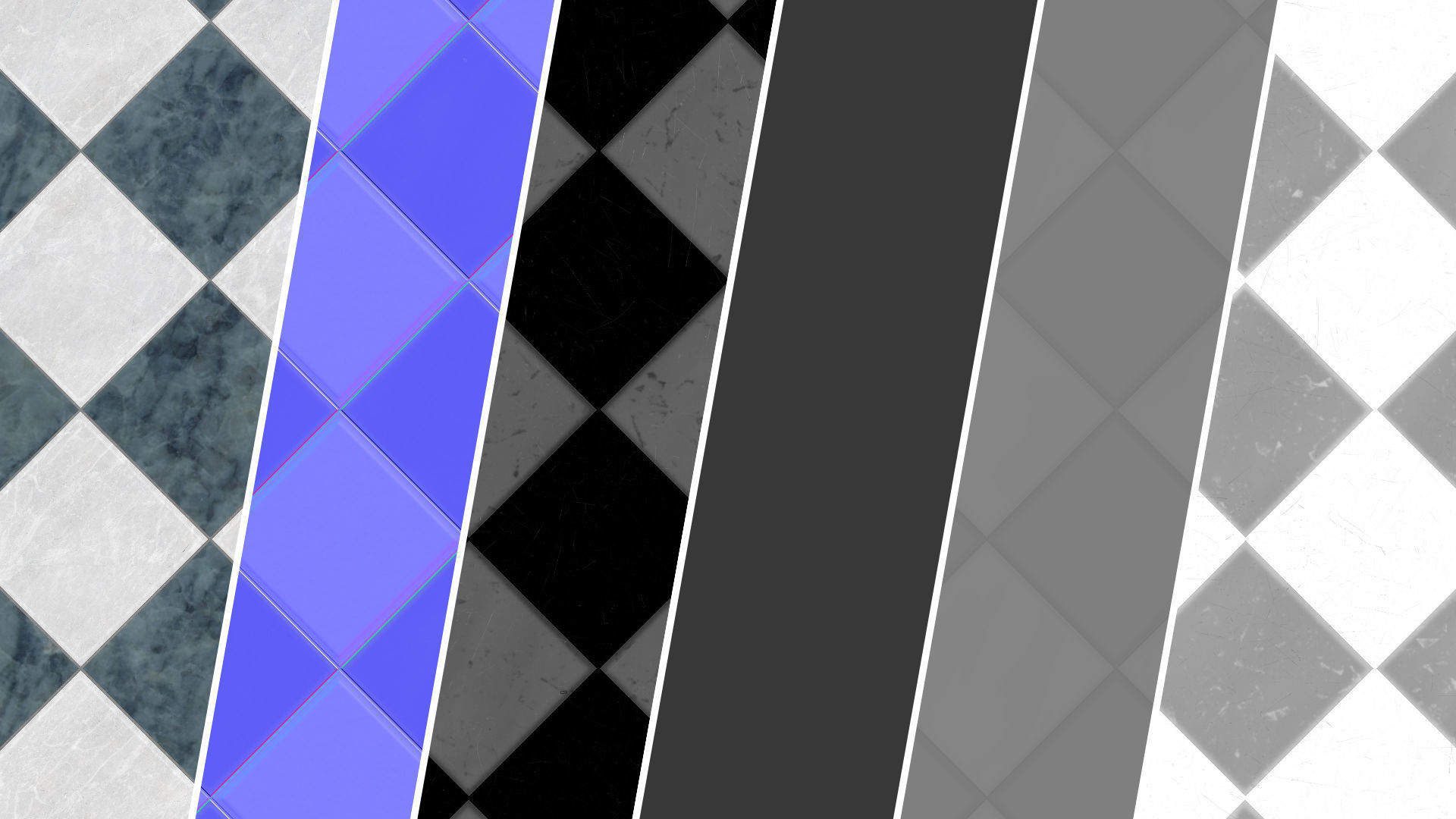 Ceramic Checkboard Texture | CGTrader